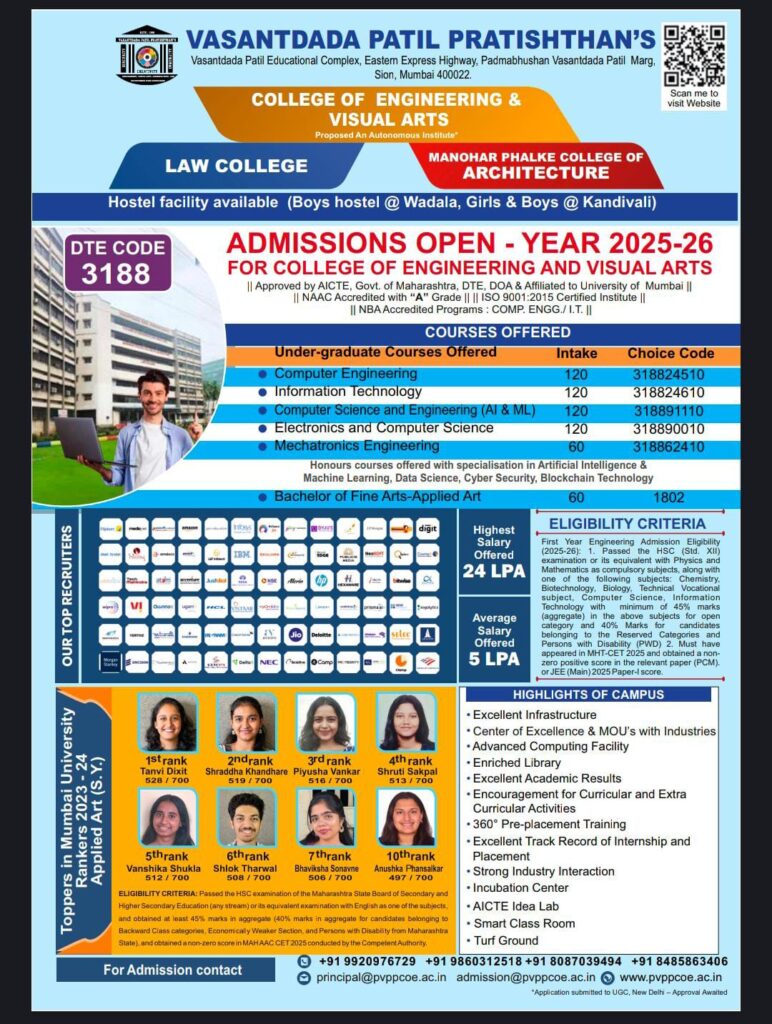 Vasantdada Patil Pratishthan's College of Engineering & Visual Arts